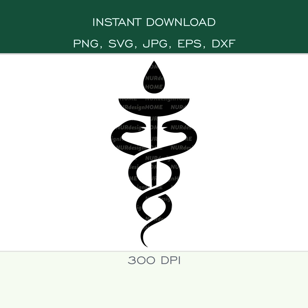 Printable Medical Symbol - SVG, PNG, Dxf, Eps, Jpg - MD - Nurse, Doctor ...