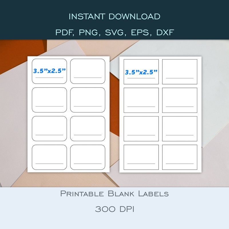 Editable Pdf Labels - Etsy