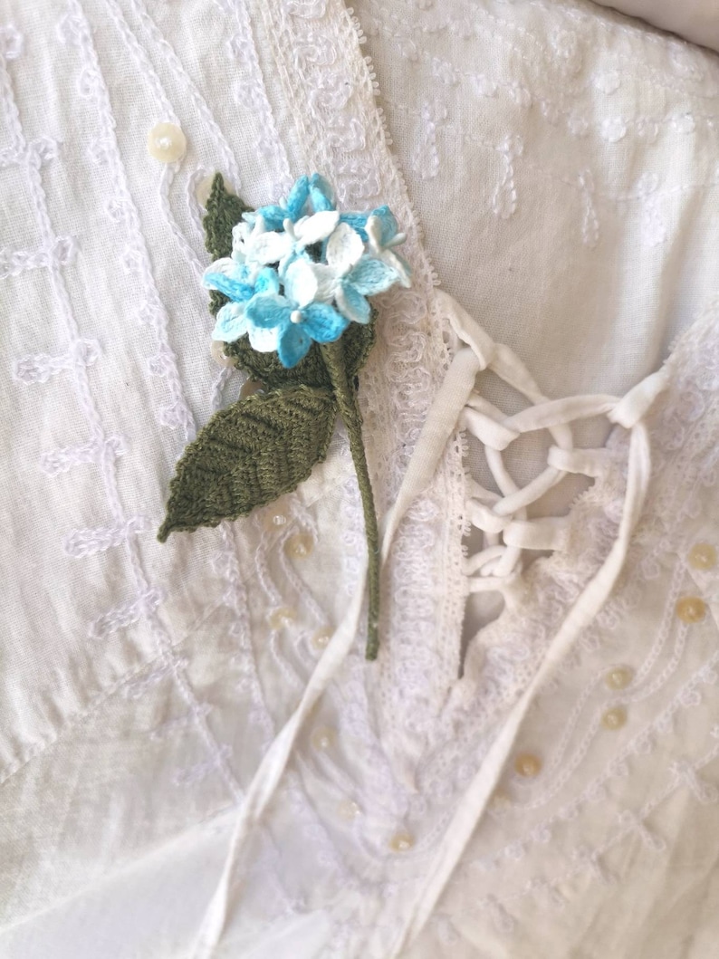Crochet Pattern HYDRANGEA Mini Bouquet Level 6 - Etsy