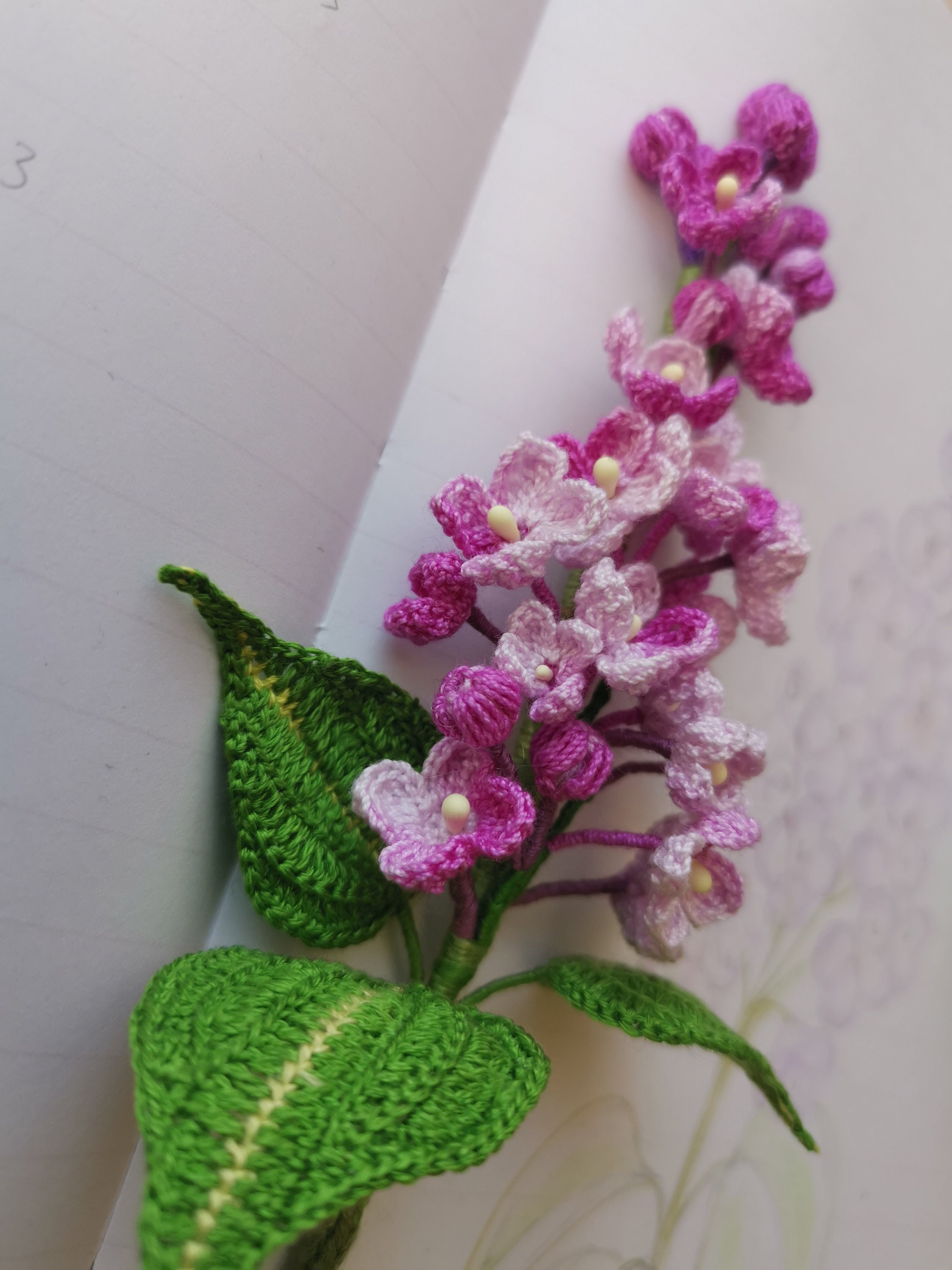 Crochet Pattern LILAC Mini Bouquet Level 5 - Etsy