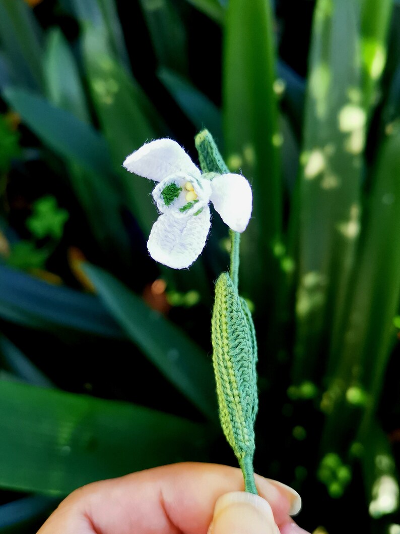 Crochet Pattern SNOWDROP Flower Bouquet Level 5 - Etsy