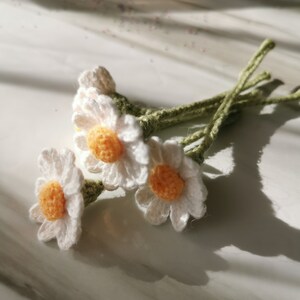 Crochet Video - DAISY Mini Bouquet Step by Step Tutorial - Level 3 - Etsy