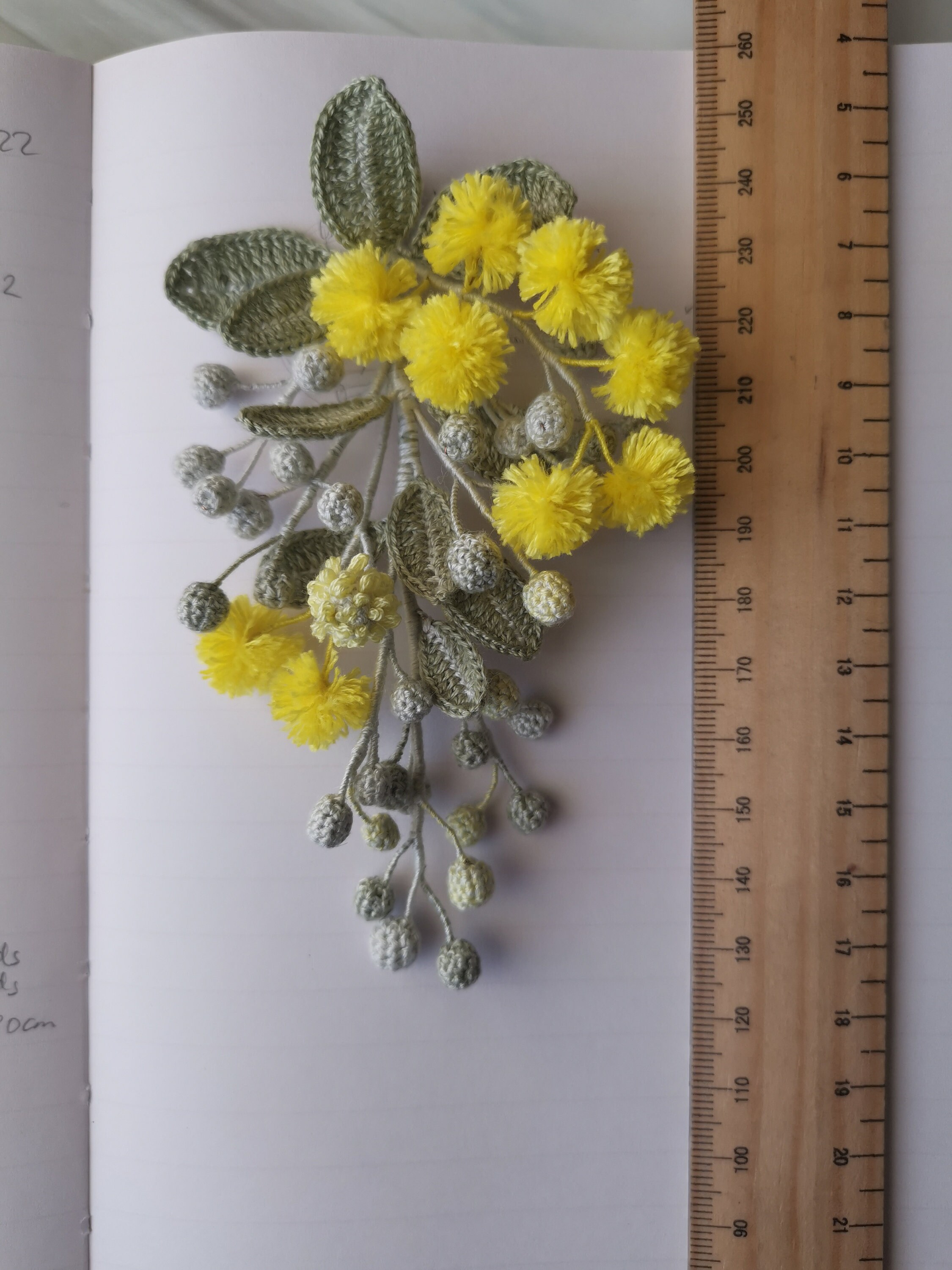 Crochet Video - WATTLE Mini Bouquet Step by Step Tutorial - Level 6 - Etsy