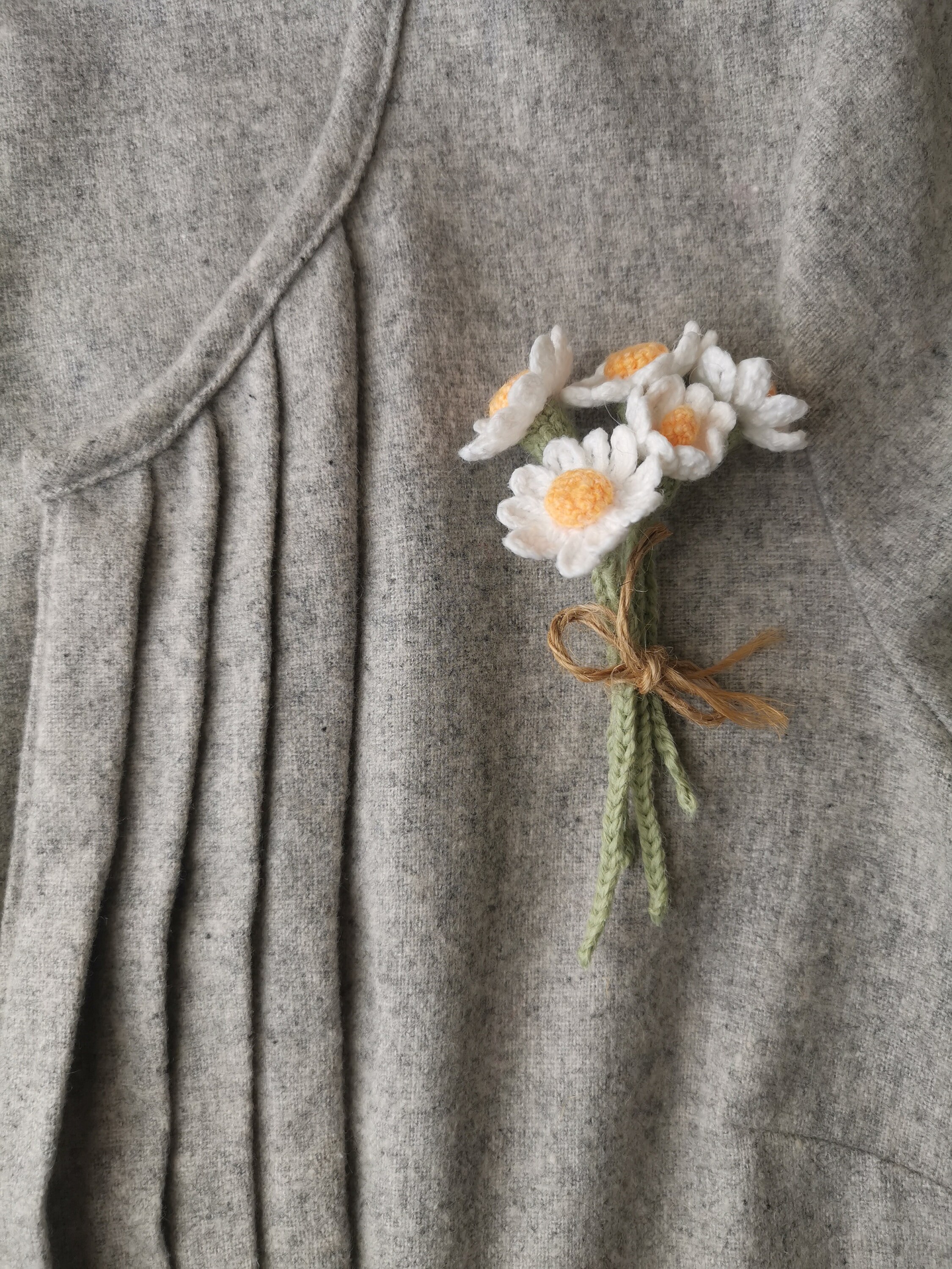 Crochet Video DAISY Mini Bouquet Step by Step Tutorial - Etsy