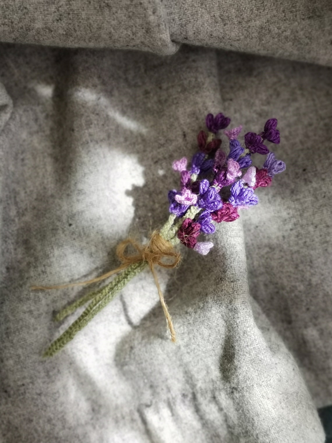 Crochet Pattern ENGLISH LAVENDER Mini Bouquet | Etsy