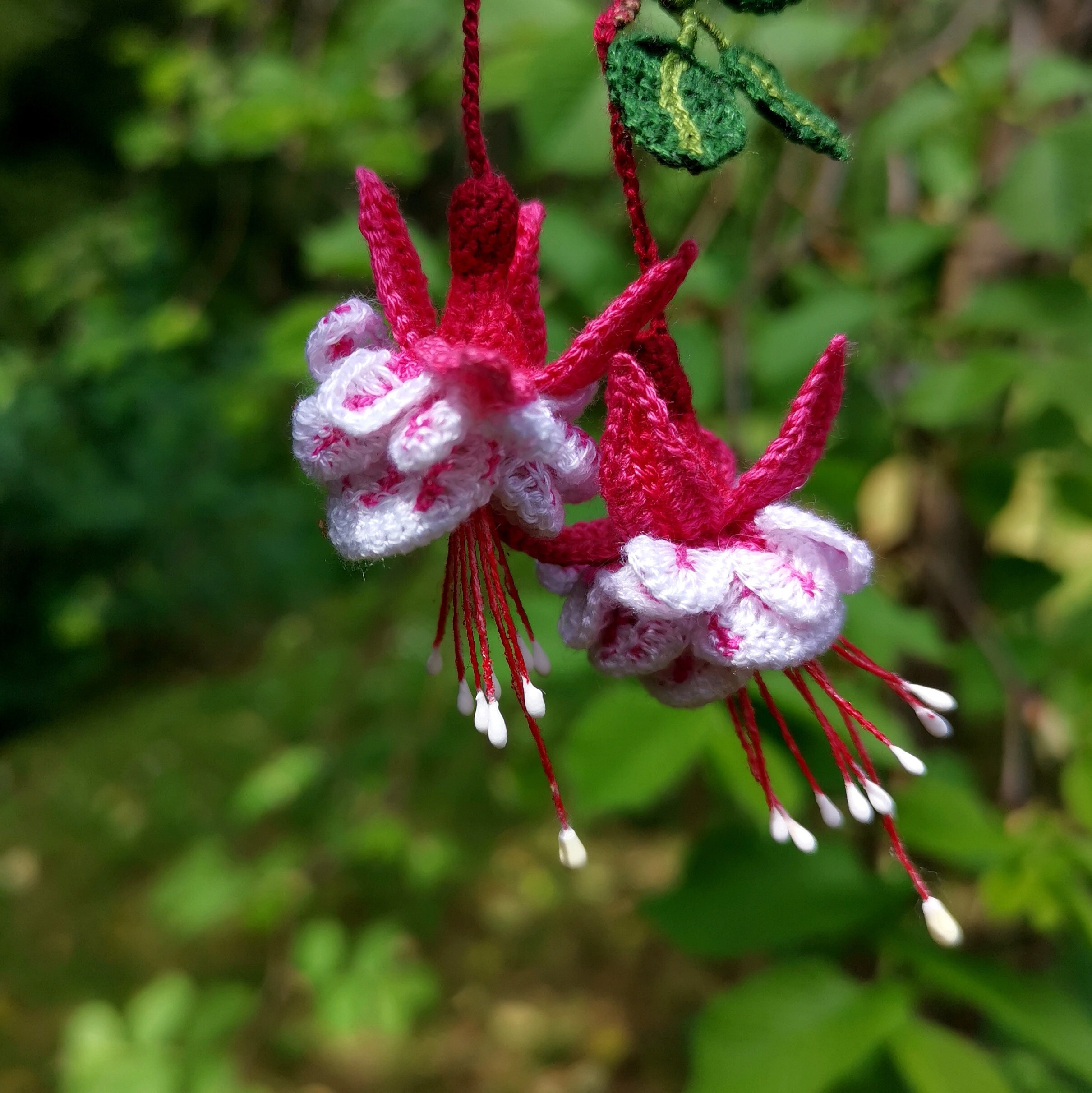 Crochet Pattern Red FUCHSIA Mini Bouquet Brooch Level 9 - Etsy