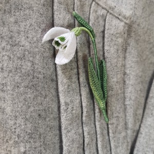 Crochet Pattern SNOWDROP Flower Bouquet Level 5 - Etsy