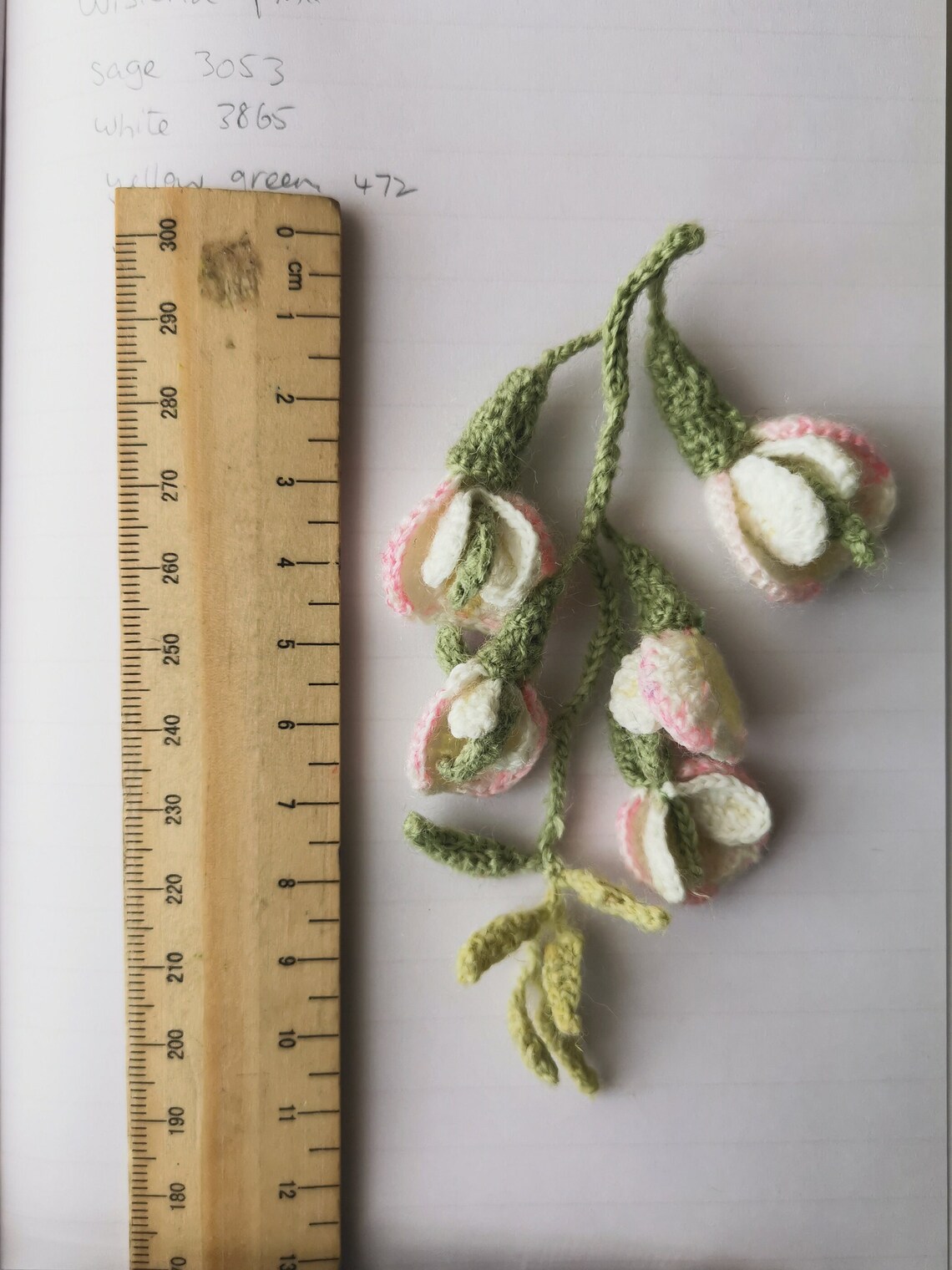 Crochet Pattern WISTERIA Mini Flower Bouquet - Etsy