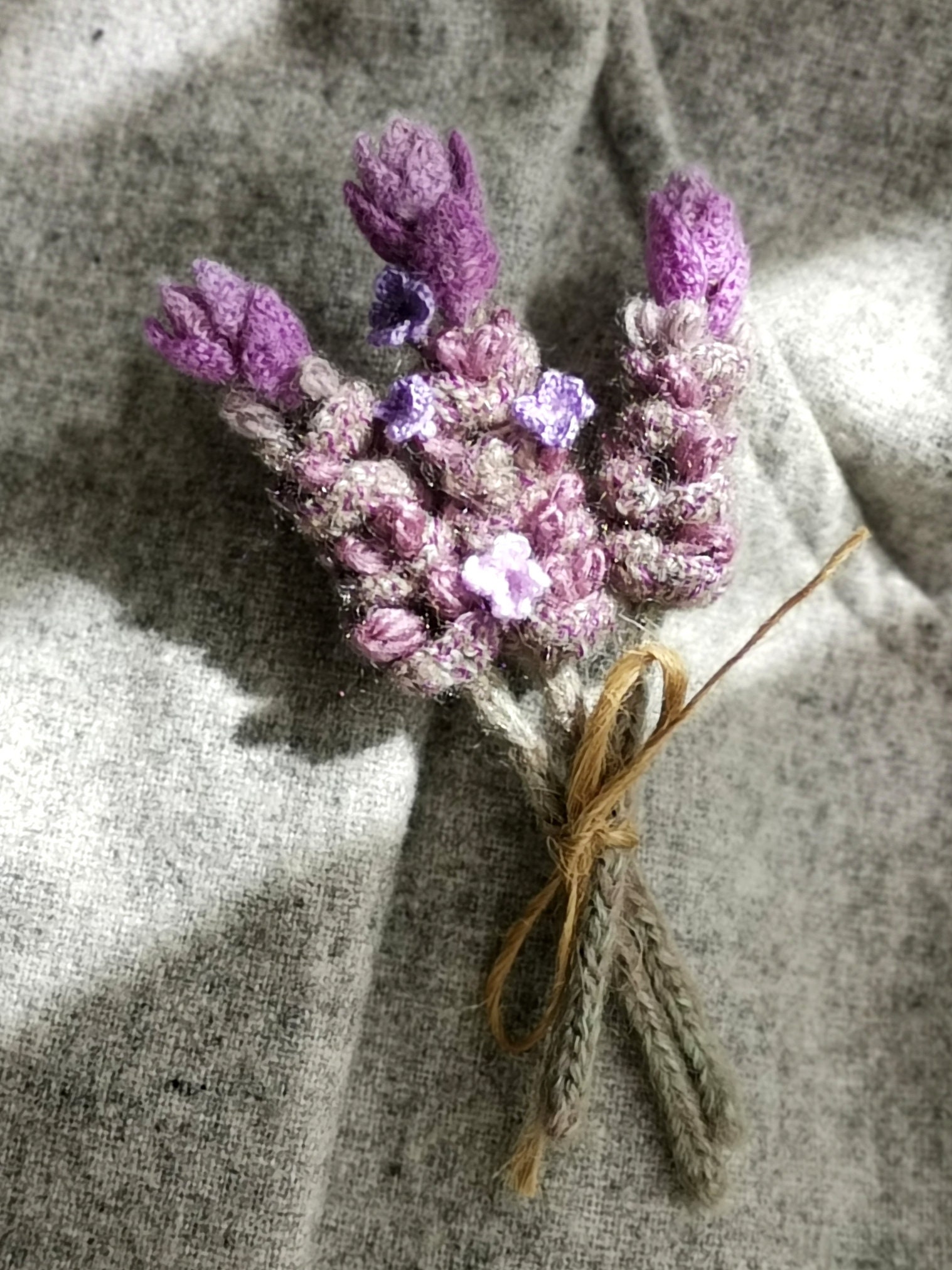 Crochet Pattern - FRENCH LAVENDER Mini Bouquet - Level 5 - Etsy