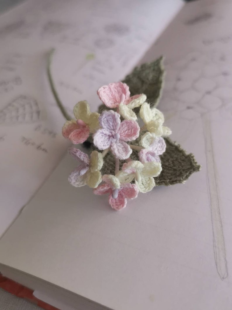 Crochet Pattern HYDRANGEA Mini Bouquet Level 6 - Etsy