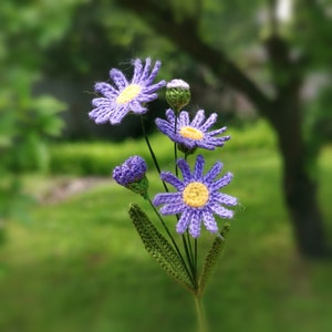 Crochet Pattern - ASTER Mini Flower Bouquet - Level 3 - Etsy