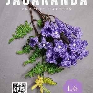 Crochet Video - JACARANDA Mini Bouquet Step by Step Tutorial - Level 6 ...