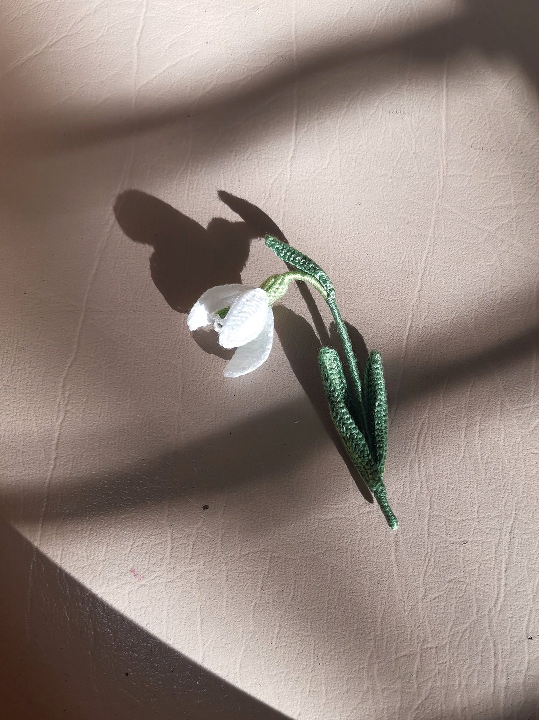 Crochet Pattern SNOWDROP Flower Bouquet Level 5 - Etsy