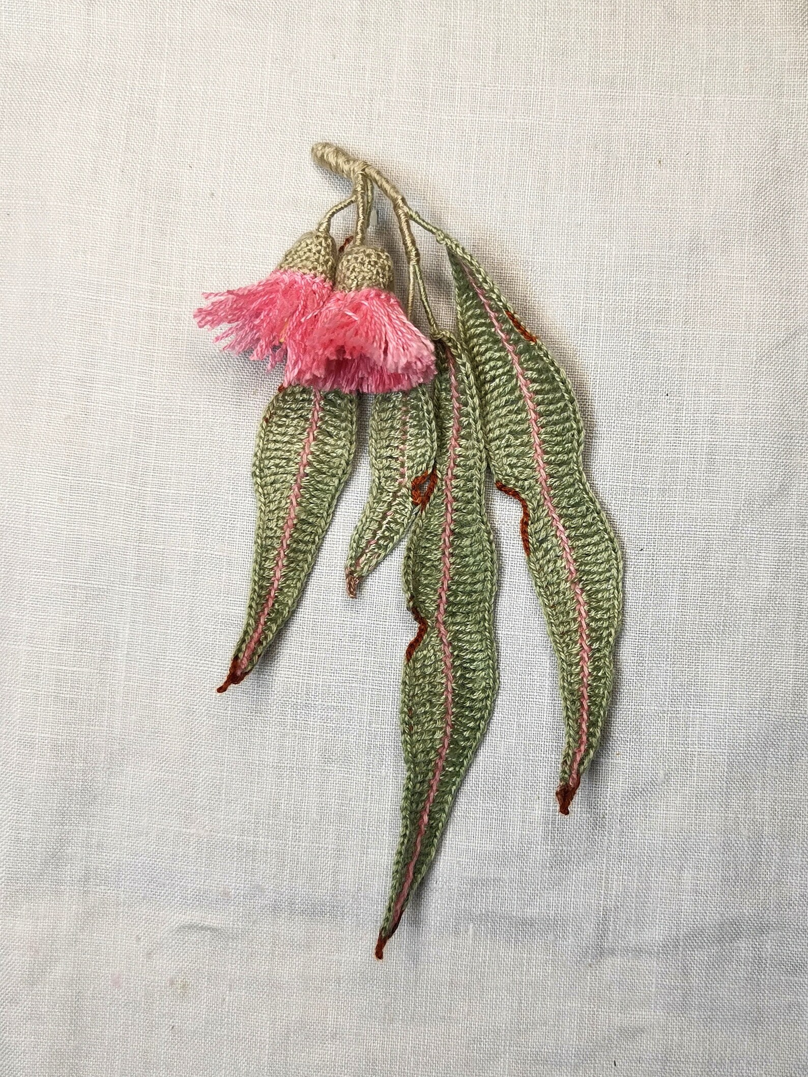 Crochet Pattern - RED FLOWERING GUM Mini Bouquet - Level 7 - Etsy Australia
