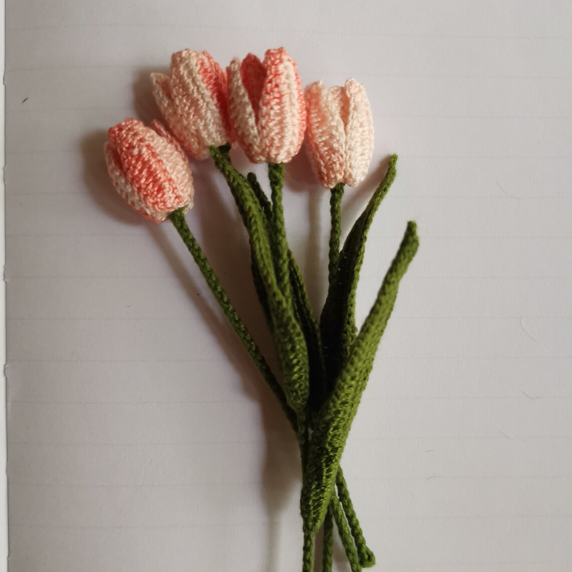 Crochet Video - TULIP Mini Bouquet Step by Step Tutorial - Level 2 - Etsy