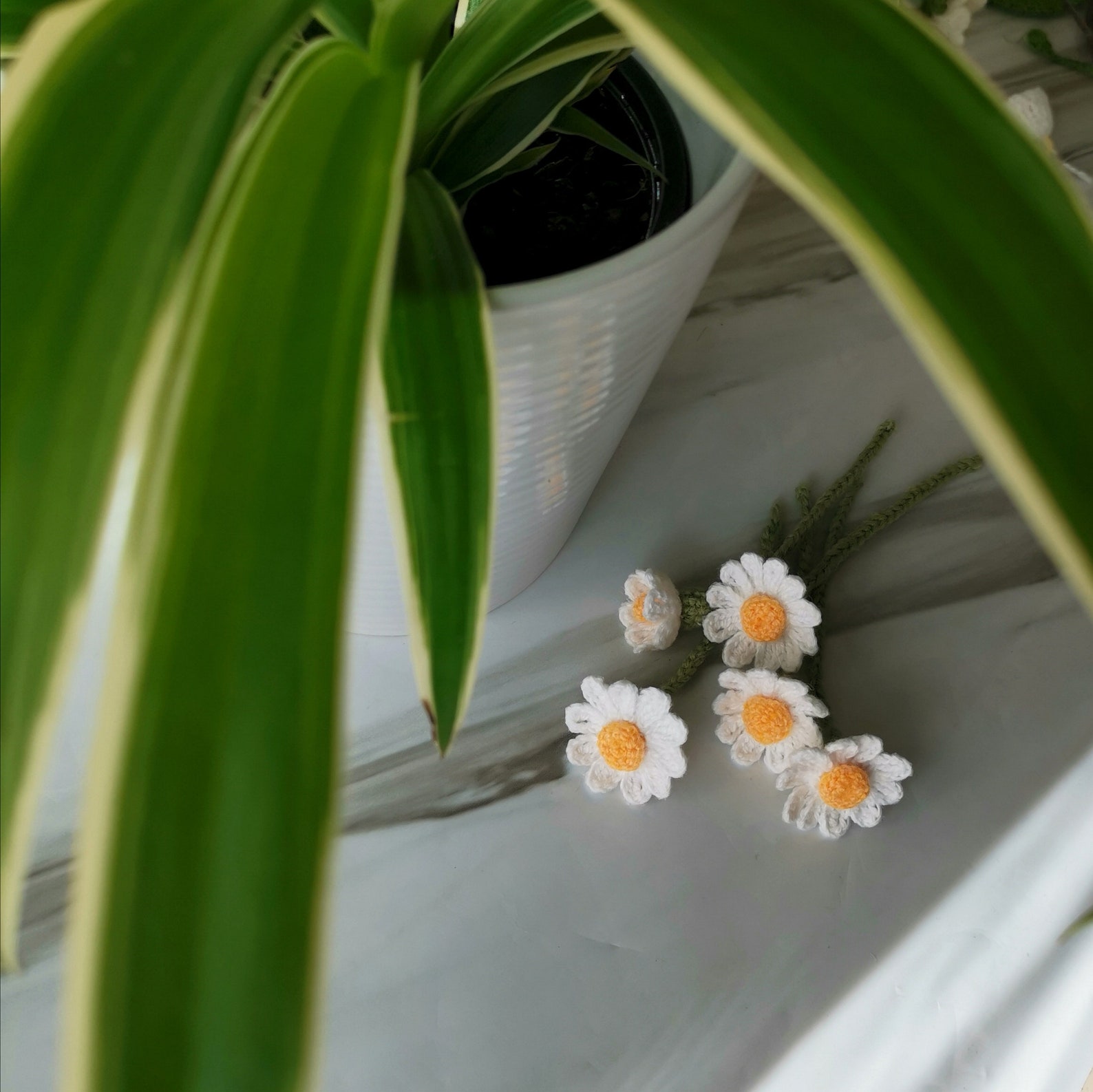 Crochet Pattern DAISY Mini Bouquet Level 3 - Etsy