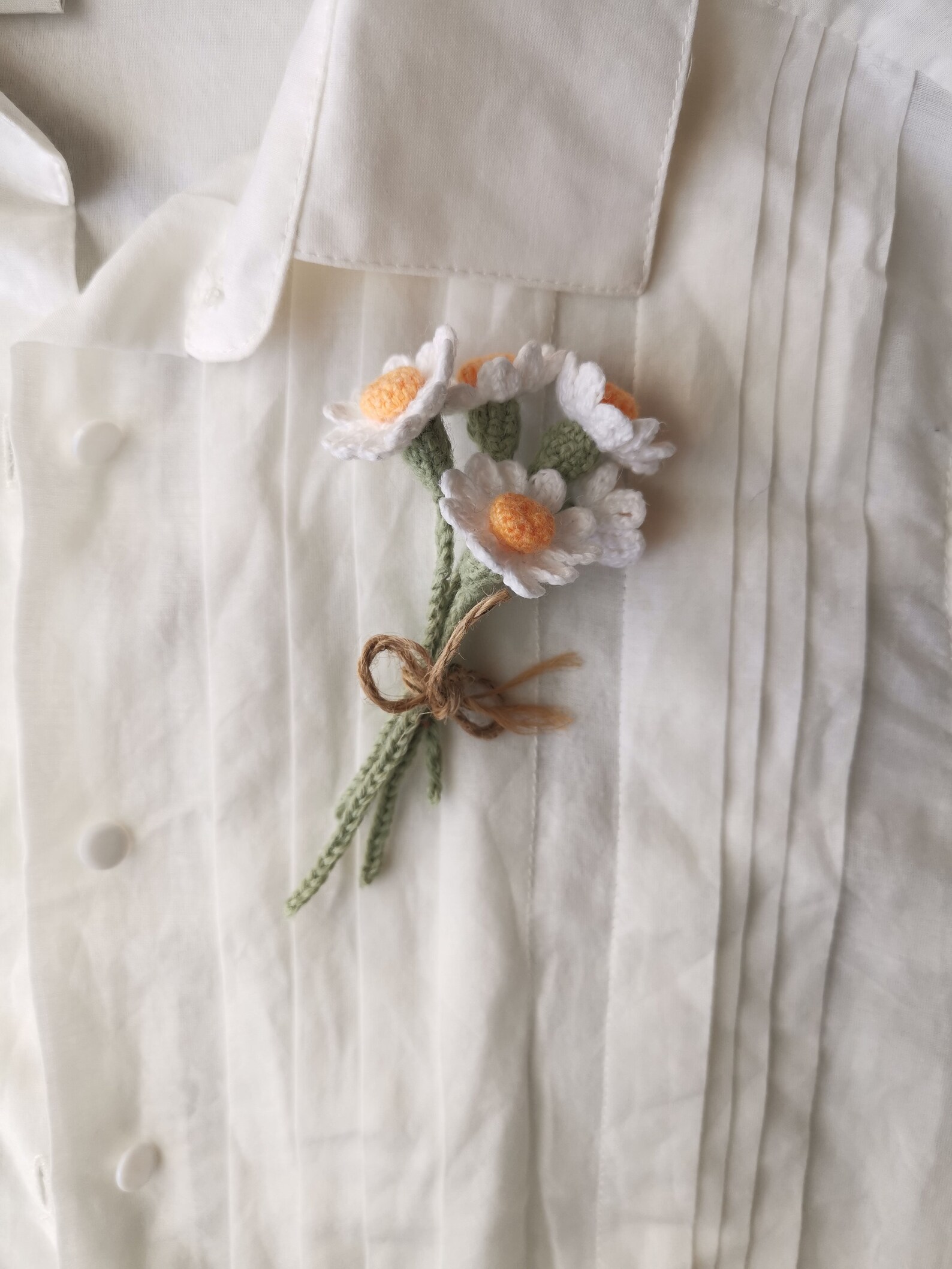 Crochet Video DAISY Mini Bouquet Step by Step Tutorial - Etsy