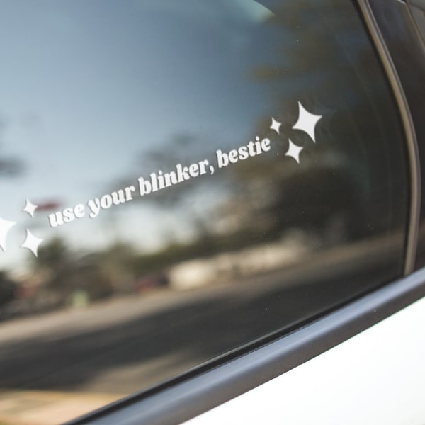 Use Blinker Sticker - Etsy