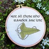 Lord of the Rings Tolkien Inspired Rohan Cross Stitch Art. Pattern ...