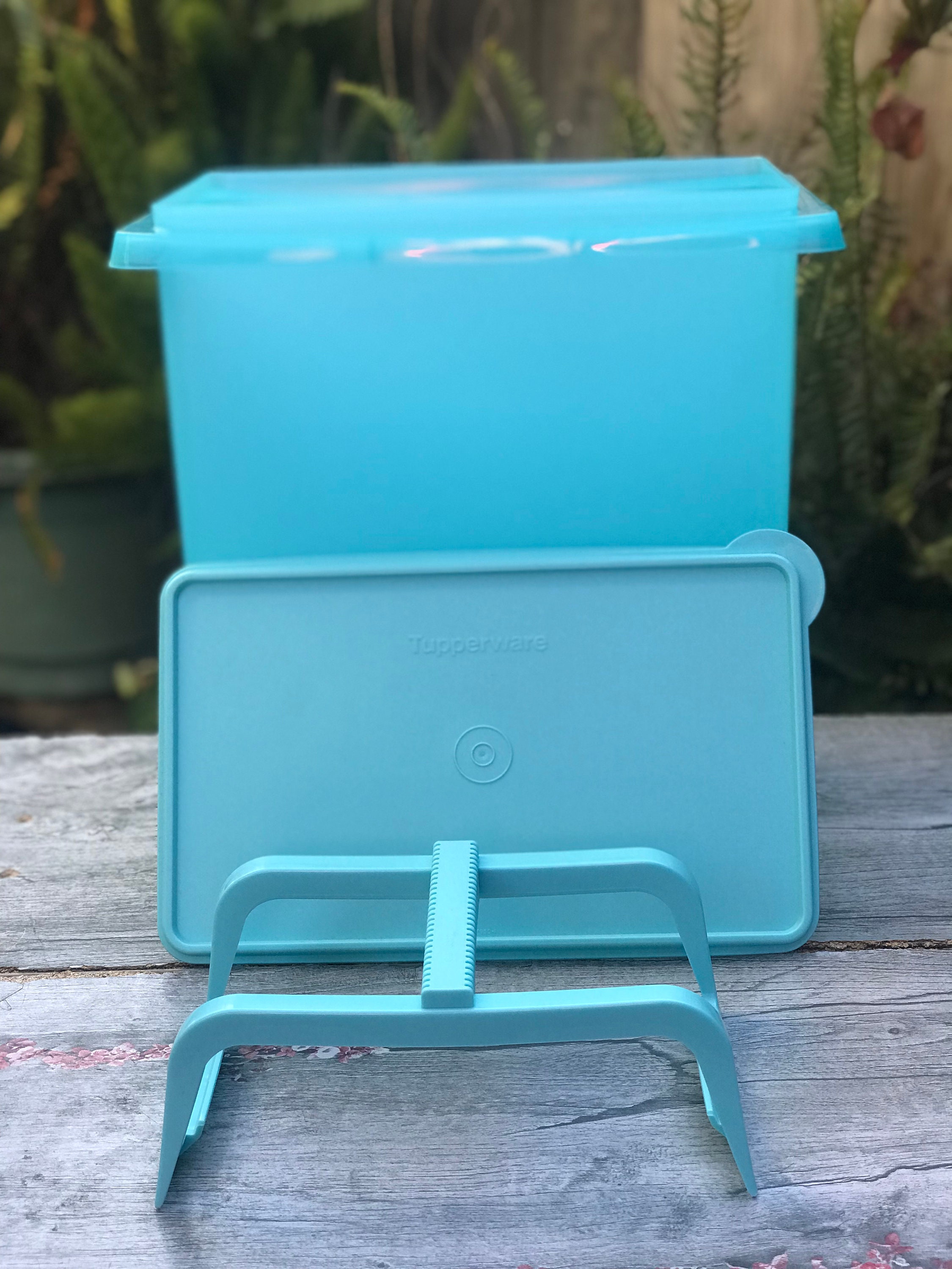 Tupperware Carry All Large Tote Storage Container Handle - Etsy Canada