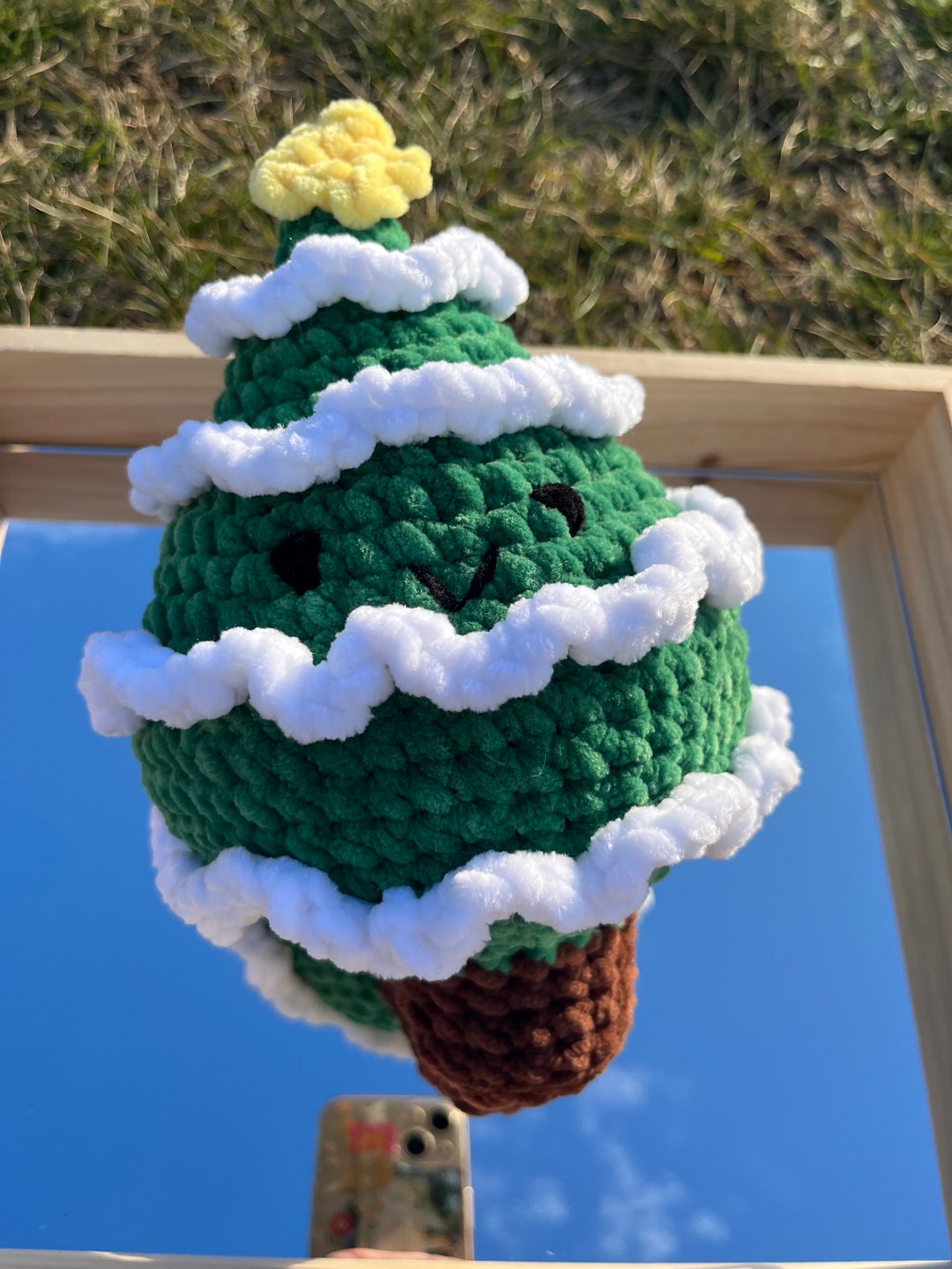 Christmas Tree Crochet Handmade Plushie - Etsy