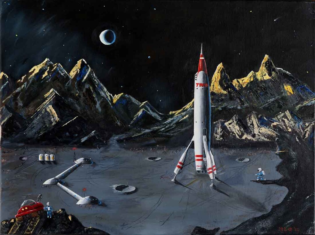 Limited Edition Print twa Moonliner - Etsy