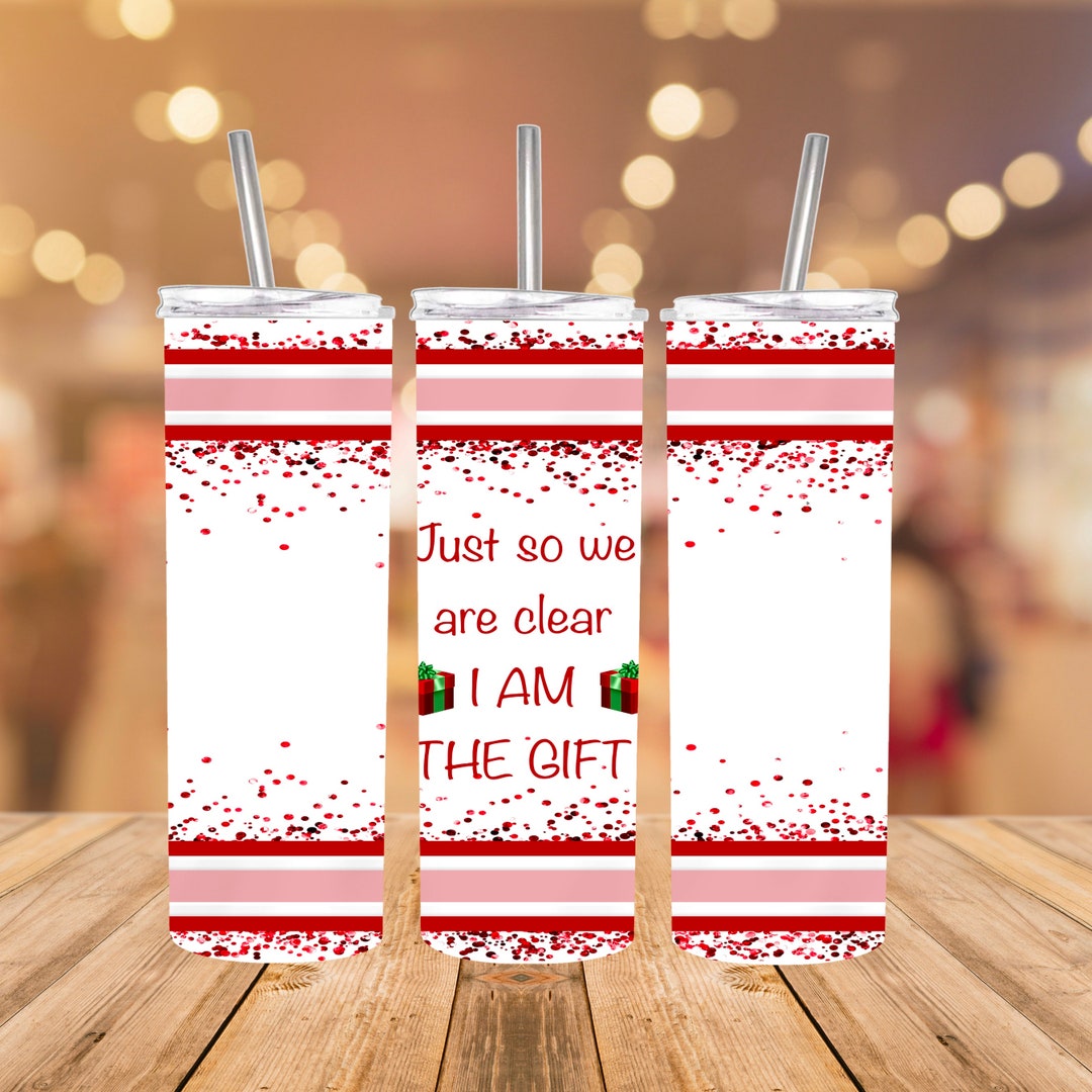 20oz Tumbler Wrap Christmas Holiday Theme Adult Humor Innuendo Candy ...