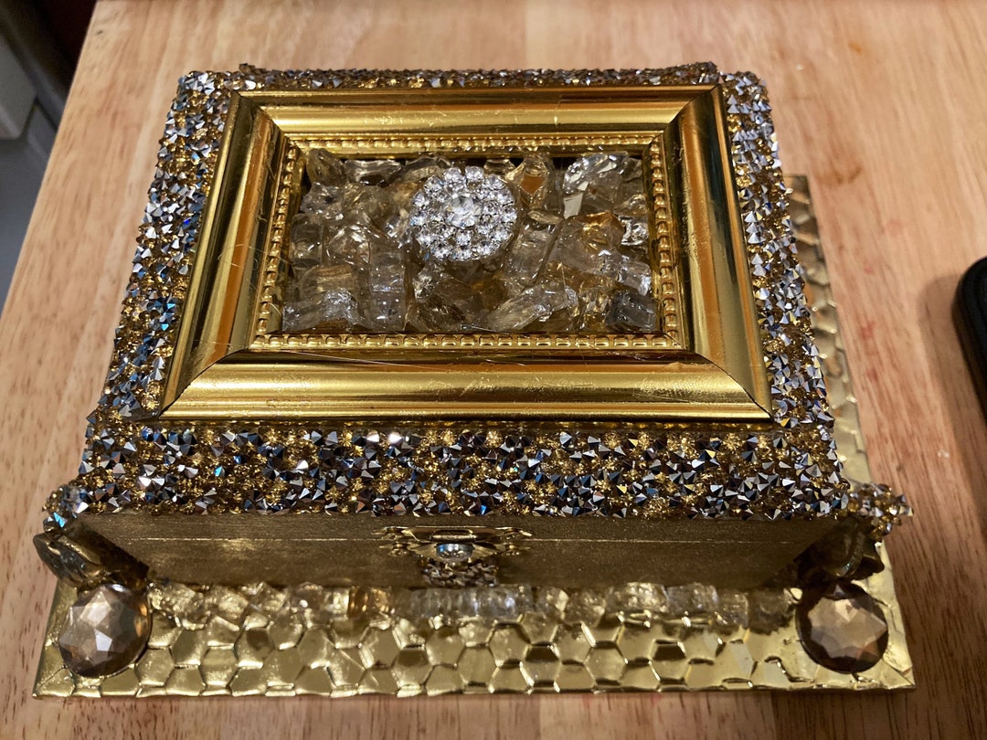 Decorative Box Handmade and Sparkly - Etsy