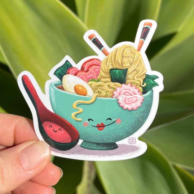 Ramen Stickers - Etsy