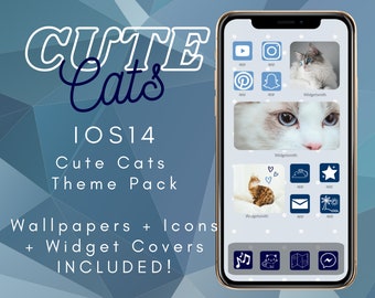 Cute Cat App Icon - Etsy