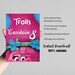 Calling All Trolls, It's Time to Party! - Trolls Editable Invitation ...