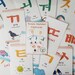 Korean Alphabet Flashcards - Etsy