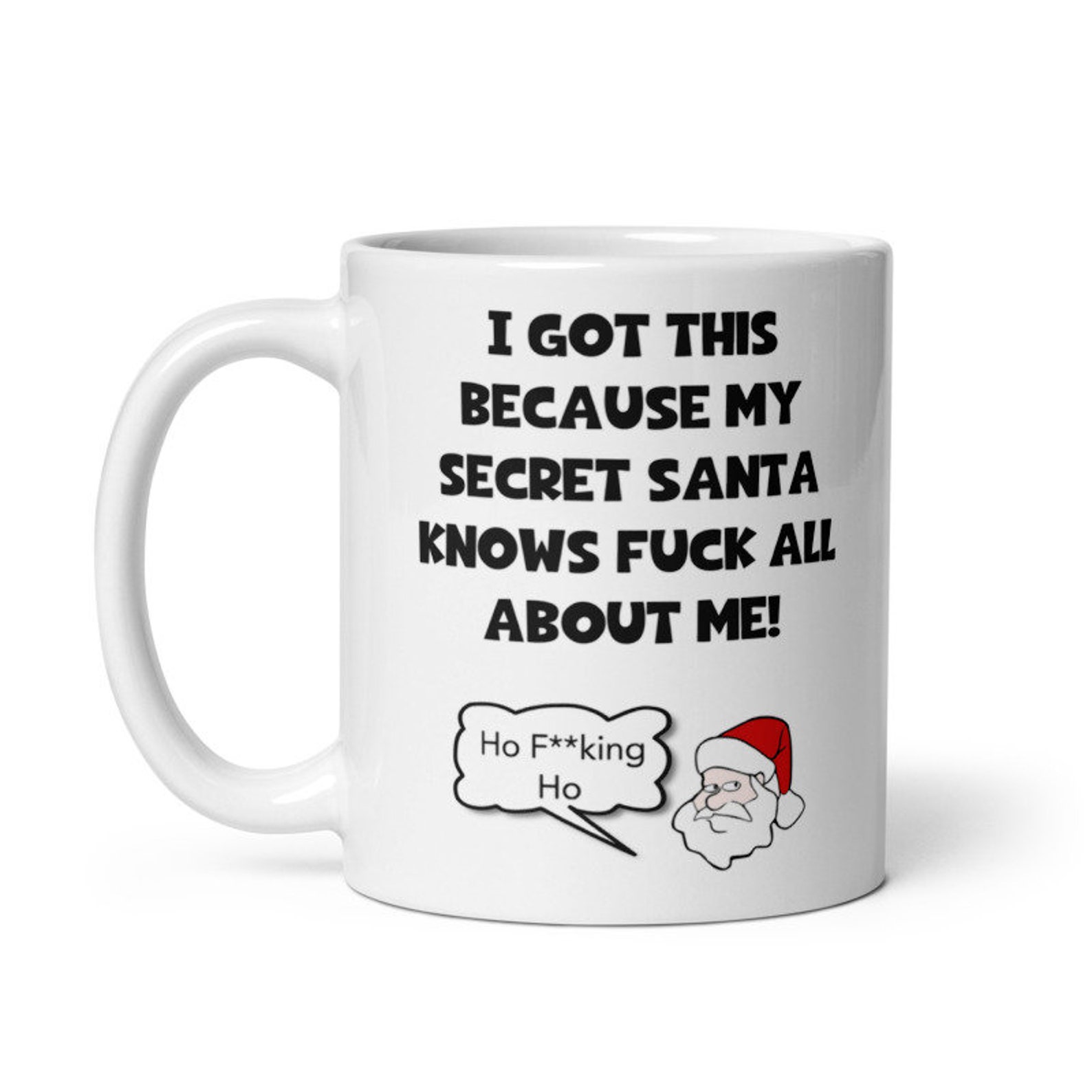 Funny Secret Santa Mug, Joke Secret Santa, Work Secret Santa for Him ...