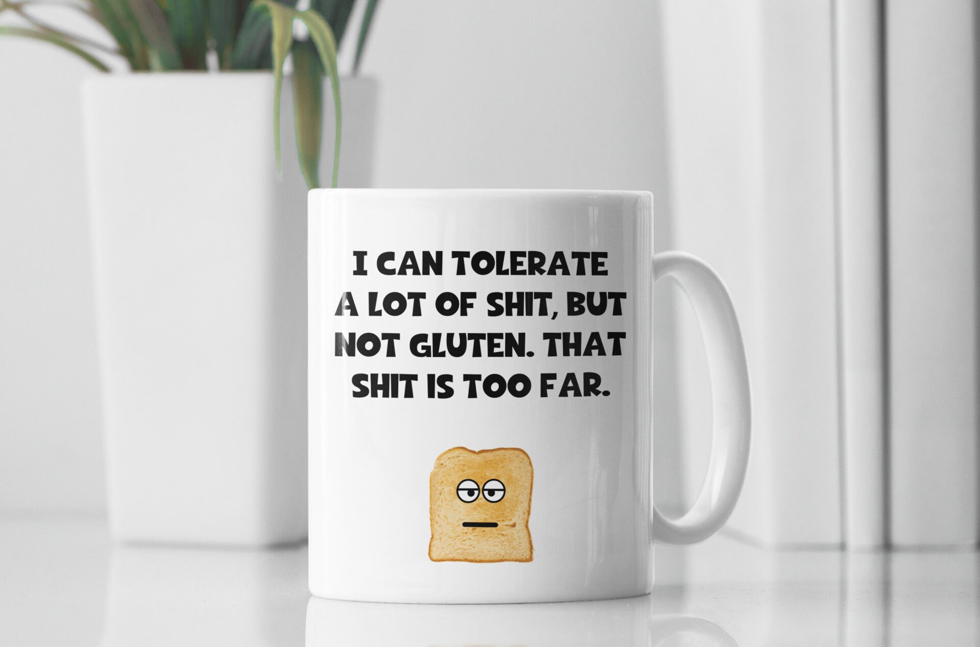 Funny Shit Gluten Intolerance Gift, Coeliac Disease Joke Gift, Gluten ...