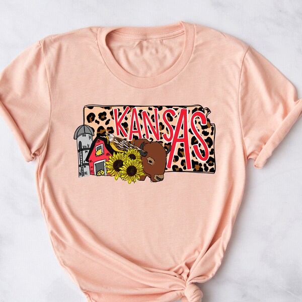 Kansas State Symbols Shirt - Etsy