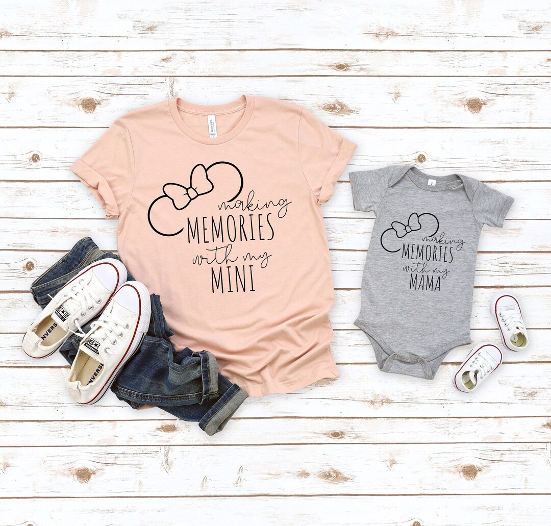 Making Memories With My Mini Mama Shirts, Mommy and Me Shirt, Mama ...