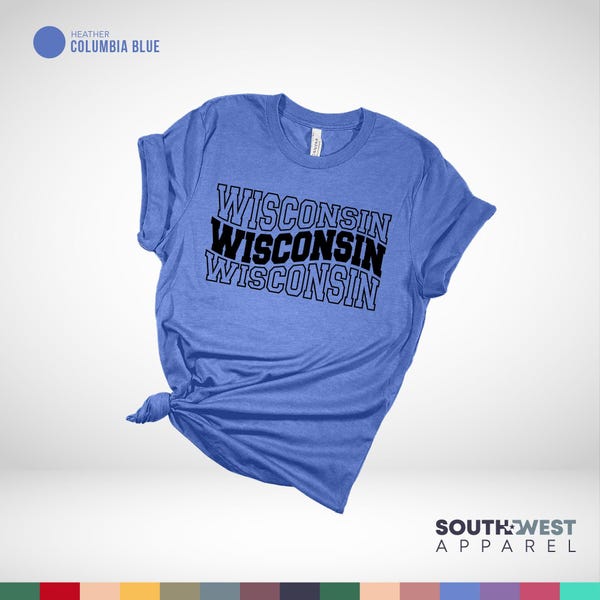 Wisconsin Shirt - Etsy