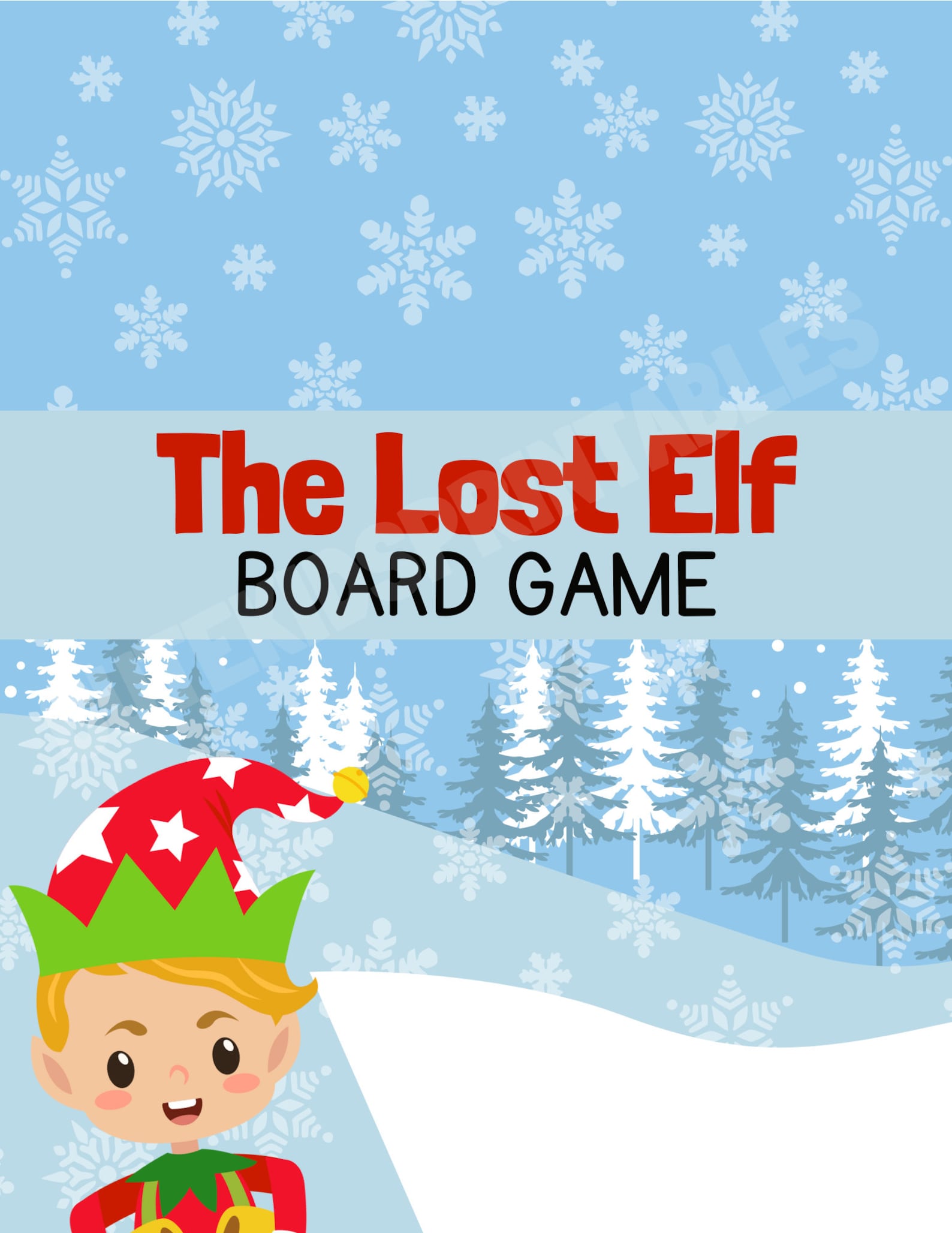 Printable Lost Elf Christmas Board Game for Kids PDF - Etsy Canada