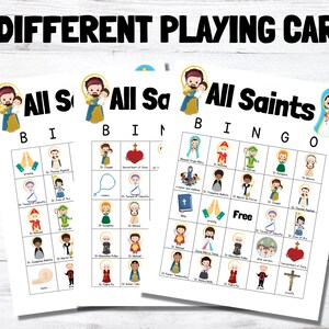 All Saints Day Bingo Game PDF Party Printable - Etsy Canada