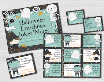 40 Cute Halloween Jokes for Kids | Printable Lunchbox Notes | Fun ...