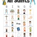All Saints Day Bingo Game PDF Party Printable - Etsy Canada
