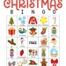 Christmas Bingo Game PDF Party Printable - Etsy Canada