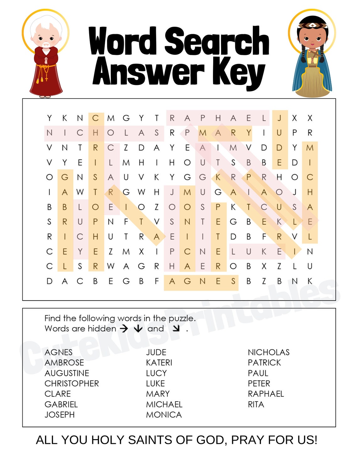 All Saints Day Word Search Printable PDF Etsy all-saints-day-word-search-printable-pdf-etsy