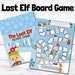 Printable Lost Elf Christmas Board Game for Kids - PDF Christmas ...
