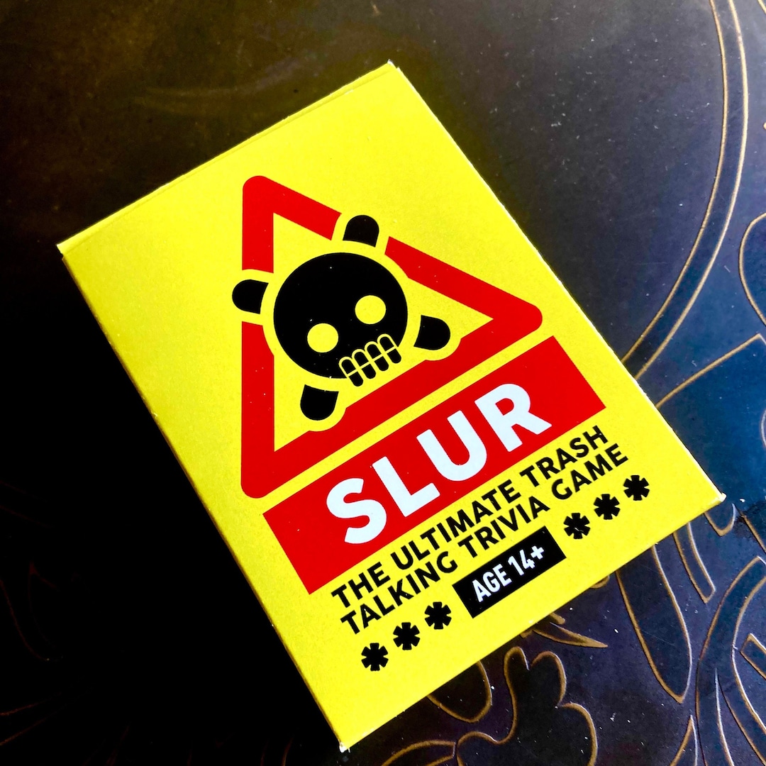 SLUR Trash Talk Card Game - Etsy