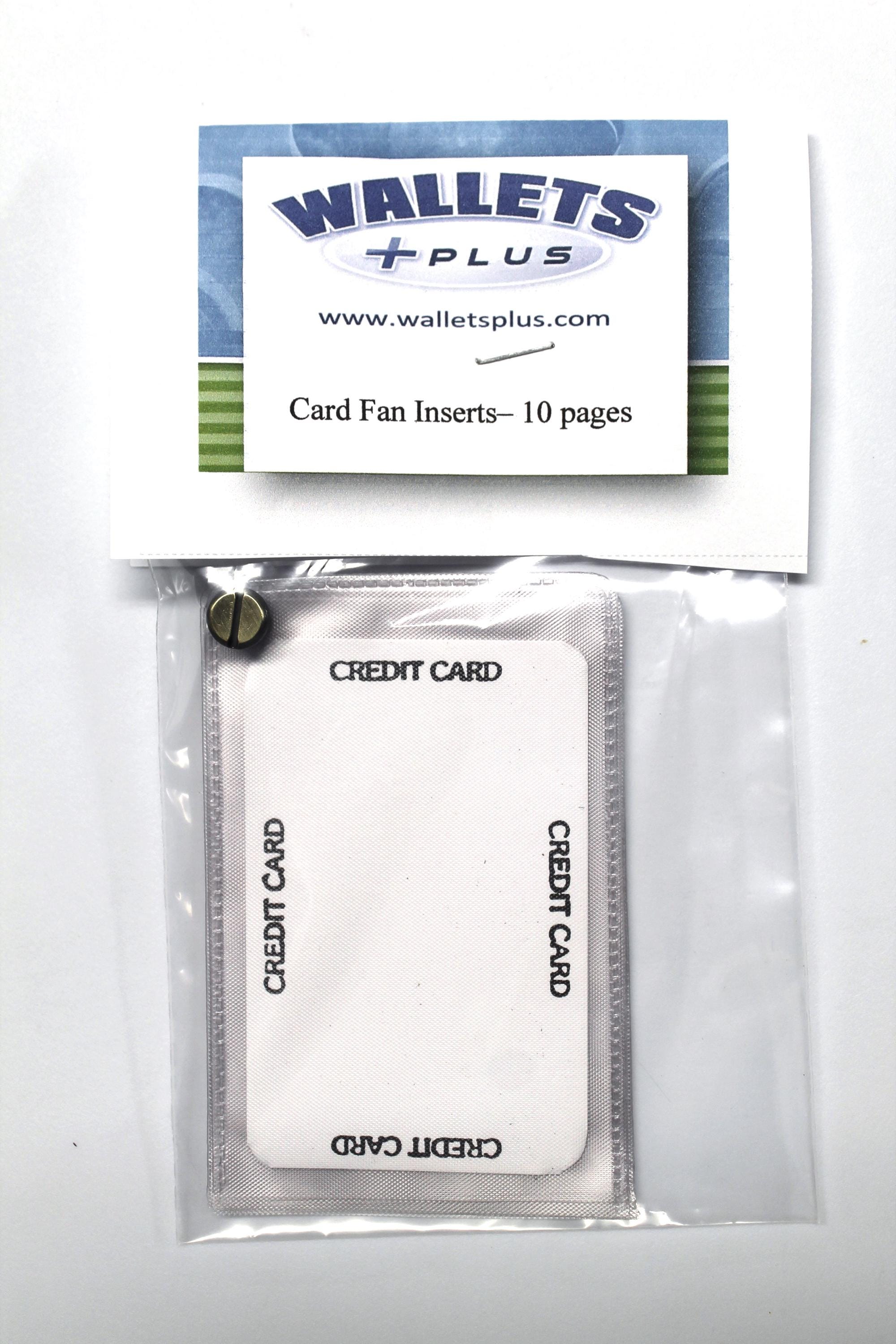 Plastic Card Fan Inserts With Hardware - Etsy