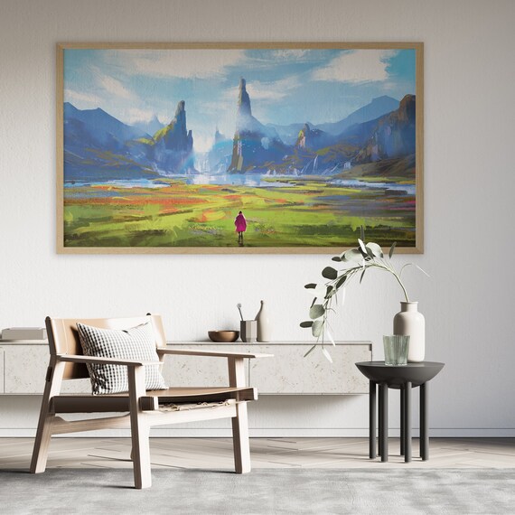 Samsung Frame Tv Oil Painting Frame Art TV Samsung Art TV | Etsy