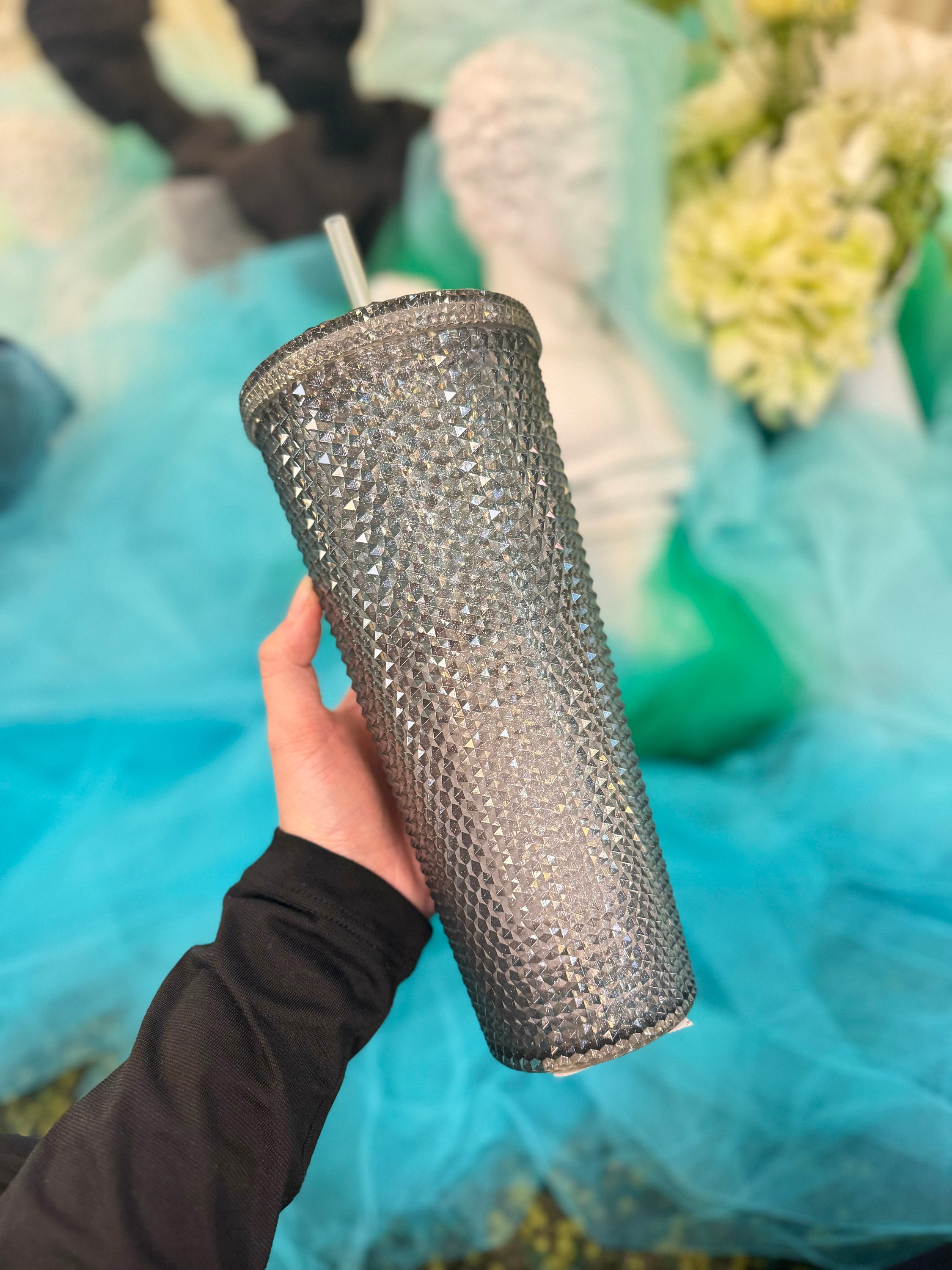 Starbucks Inspired Personalized Platinum Bling Studded Cold Cup Holiday ...