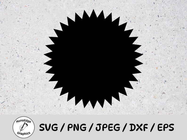 Starburst SVG Bundle, 12 Black Starburst Badges, Sunburst Badge, Star ...