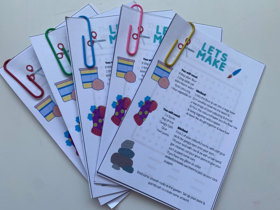 Party Favour Activity Pack - Etsy